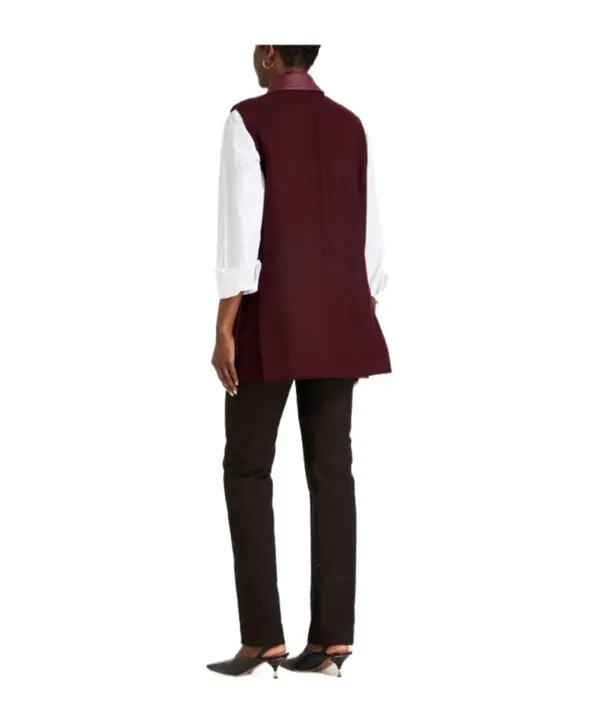 Max Mara Solidcolor Sleeveless Waistcoat