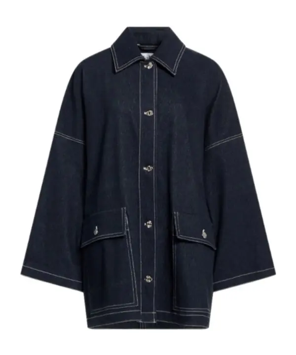 Max Mara Darkwash Denim Jacket