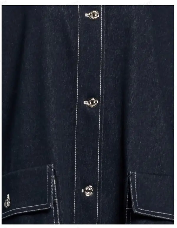 Max Mara Darkwash Denim Jacket