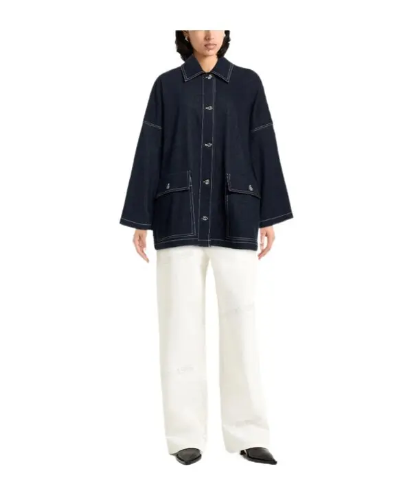 Max Mara Darkwash Denim Jacket