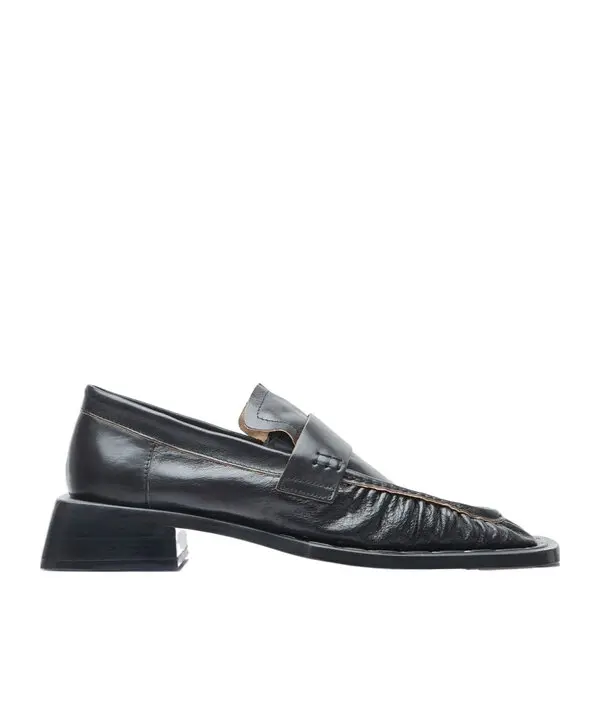MIISTA Square Toe Business Dress Shoes