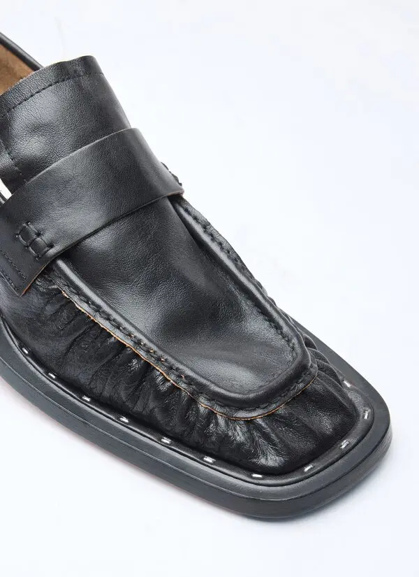 MIISTA Square Toe Business Dress Shoes