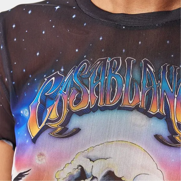Casablanca Logo Crew Neck T-shirt