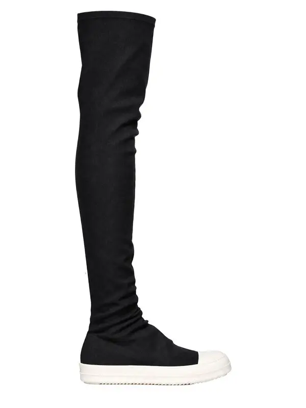 Rick Owens Sneaker "high Sock - Black