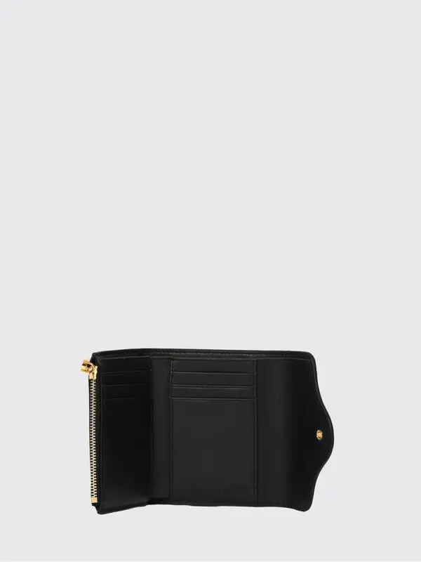 COCCINELLE Zip-around Leather Wallet With An All-over Python Print - Honey