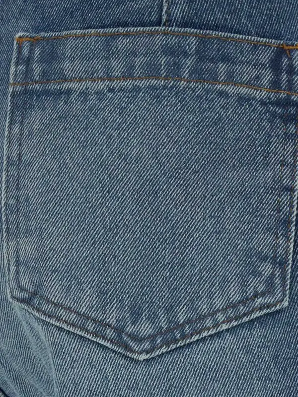 A.p.c. Victoria High-waisted Wide-leg Cotton Denim Jeans