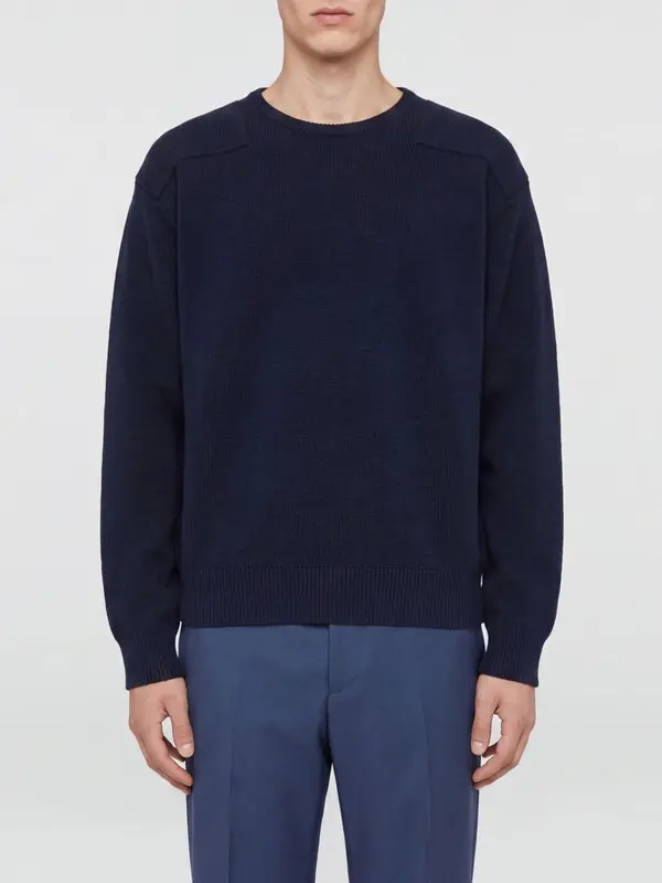 JIL SANDER Wool-blend Crewneck Jumper With Dropped Shoulders