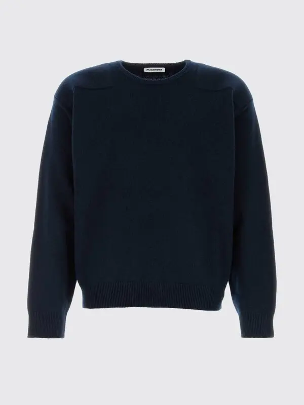 JIL SANDER Wool-blend Crewneck Jumper With Dropped Shoulders
