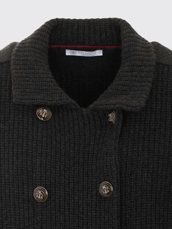 Brunello Cucinelli Double-breasted Pure Cashmere Cardigan