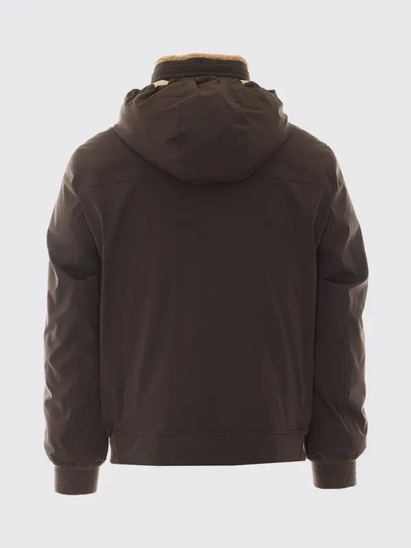 Brunello Cucinelli Stretch Nylon Down Jacket With Detachable Hood