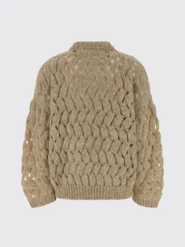 Brunello Cucinelli Open-knit Sequin Embellished Crewneck Jumper