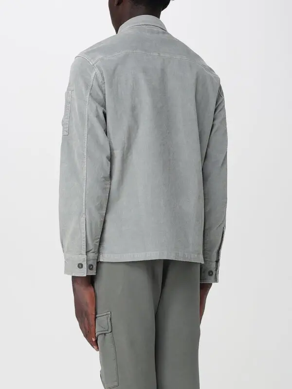 C.P. COMPANY Long-sleeved Corduroy Shirt With Pocket