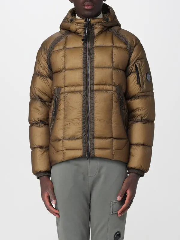C.P. COMPANY Recycled Ripstop Nylon Hooded Short Down Jacket