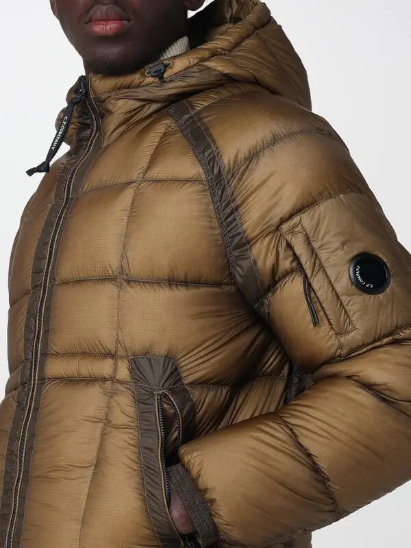 C.P. COMPANY Recycled Ripstop Nylon Hooded Short Down Jacket