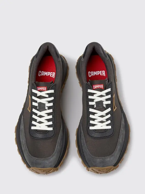 Camper Drift Trail Leather And Nubuck Sneakers With Vibram Sole