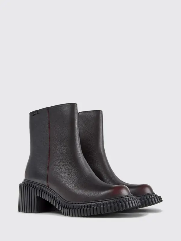 Camper Biker Western Boots In Calfskin With Eva Extralight® Sole
