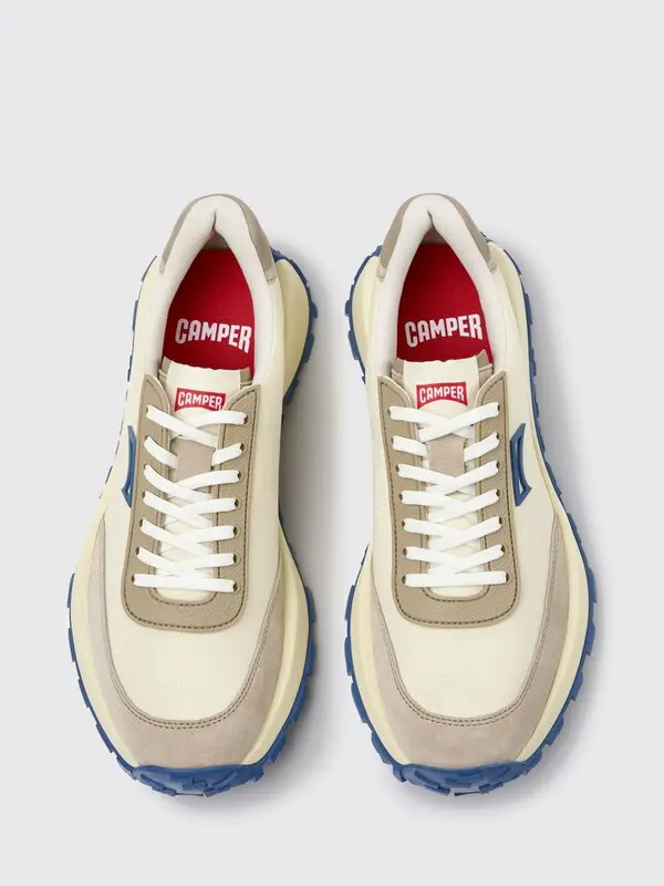 Camper Drift Trail Leather And Suede Sneakers With Vibram Sole