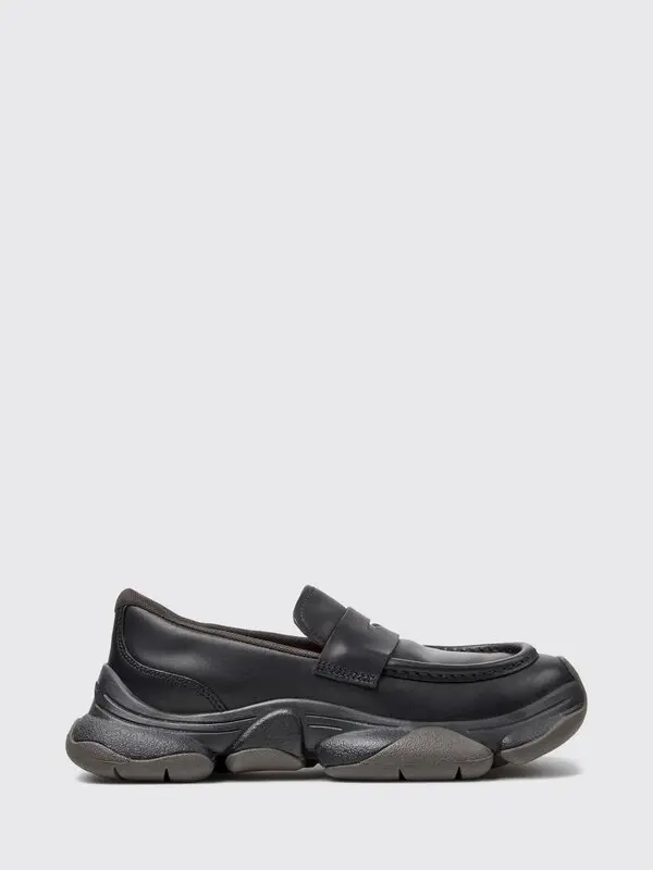 Camper Karst 2 Smooth Leather Penny Loafers With Vibram Sole