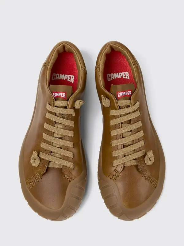 Camper Peu Path+ Slip-on Trainers In Calfskin With Elastic Laces