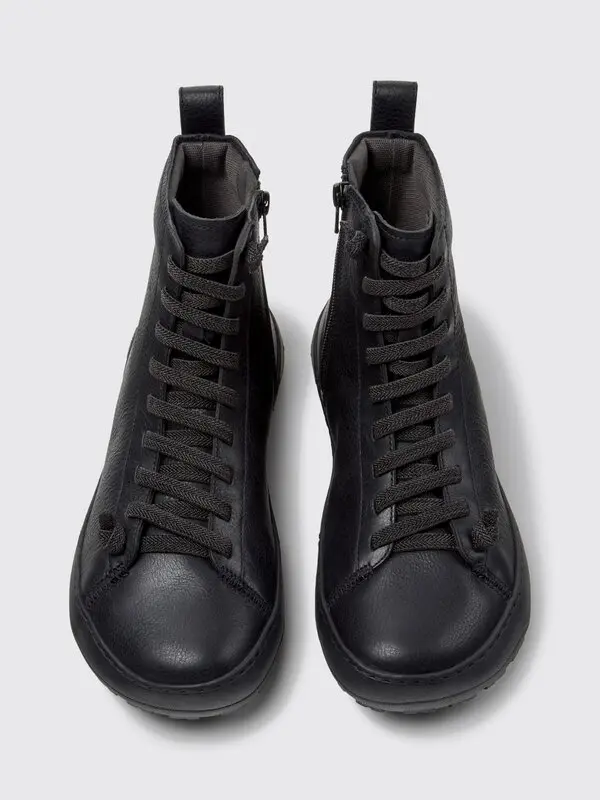 Camper Peu Serra Outdoor Boots In Calfskin With Vibram Rubber Sole