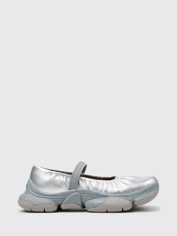 Camper Karst 2 Laminated Leather Mary Jane Sneakers With Vibram Sole