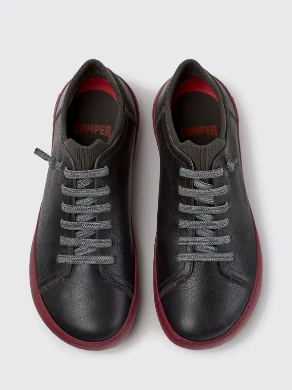 Camper Peu Serra Leather And Recycled Pet Slip-on Sneakers With Vibram Sole