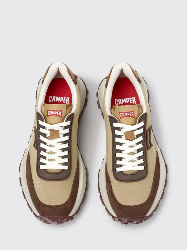 Camper Drift Trail Low-top Sneakers In Nubuck And Recycled Pet With Vibram Sole