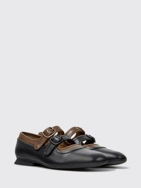 Camper Casi Myra Bi Mary Jane Flats With Double Strap