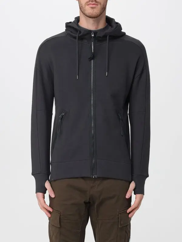C.P. COMPANY Zip Up Hooded Sweatshirt
