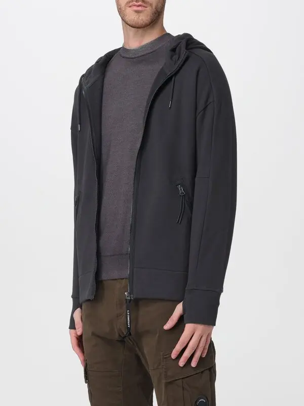 C.P. COMPANY Zip Up Hooded Sweatshirt