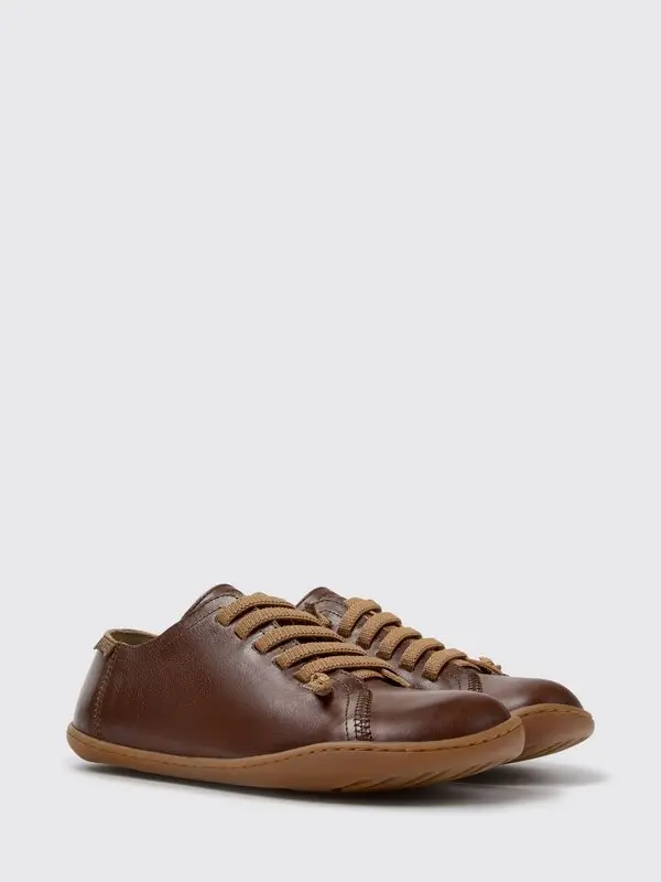 Camper Peu Calfskin Slip-on Sneakers With Elasticated Laces