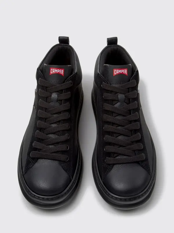 Camper Runner High-top Leather Trainers With Padded Ankle And Extralight® Sole