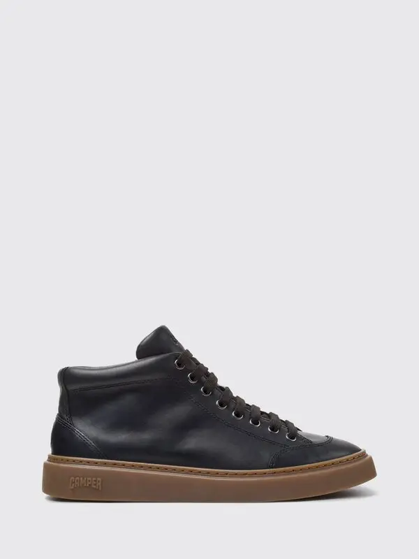 Camper Runner Twentyfive Mid-top Smooth Leather Trainers With Padded Ankle