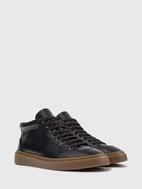 Camper Runner Twentyfive Mid-top Smooth Leather Trainers With Padded Ankle
