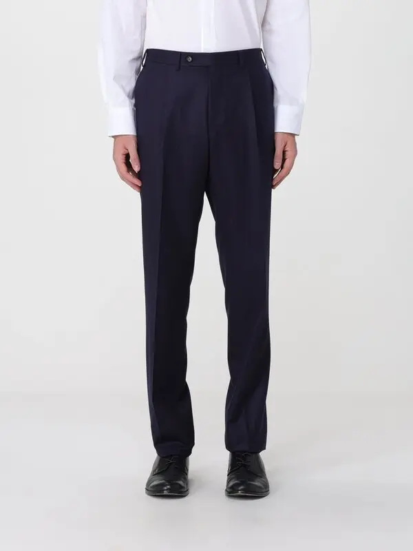 Canali Single-breasted Pinstripe Wool Suit