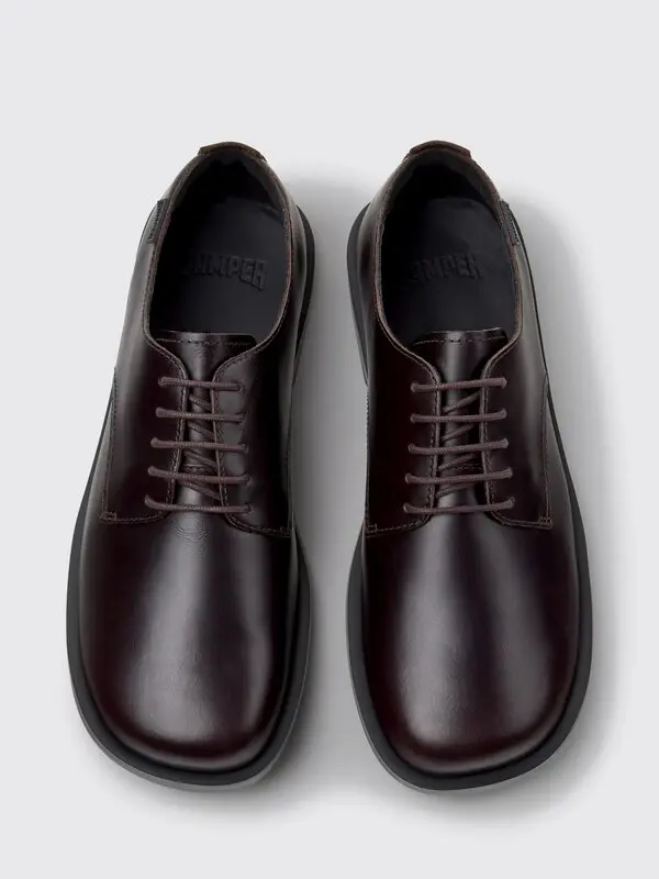 Camper Don Smooth Calfskin Derby Shoes With Xl Extralight® Sole