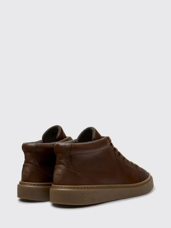 Camper Runner Twentyfive Mid-top Smooth Leather Trainers With Padded Ankle