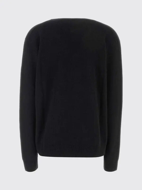 THE ROW V-neck Pure Cashmere Jumper With Long Sleeves