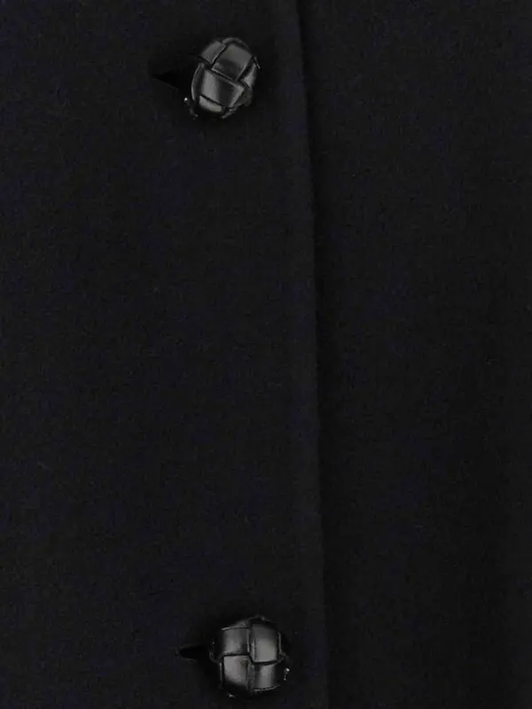 THE ROW Knee-length Wool Blend Coat With Belt And Dropped Shoulders