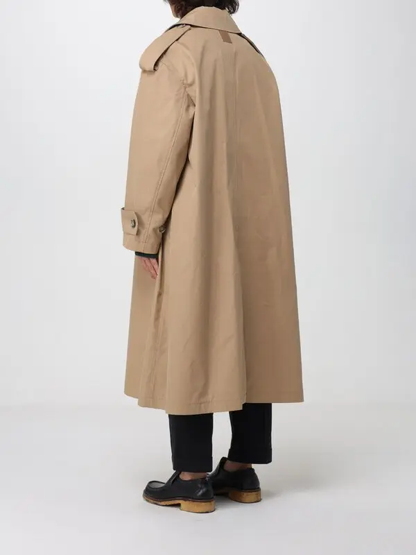 AMI Paris Relaxed Fit Double-breasted Cotton Trench Coat