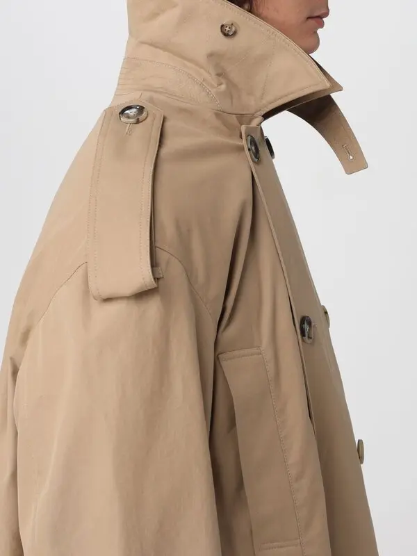 AMI Paris Relaxed Fit Double-breasted Cotton Trench Coat