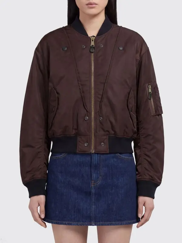 MAISON MARGIELA Reversible Quilted Nylon Bomber Jacket - Brown