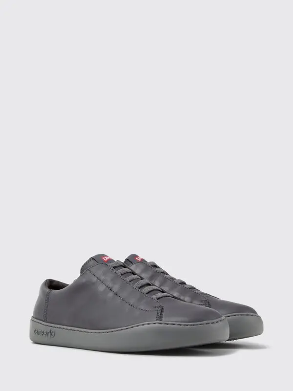 Camper Peu Touring Slip-on Sneakers In Calfskin Leather With Elastic Laces