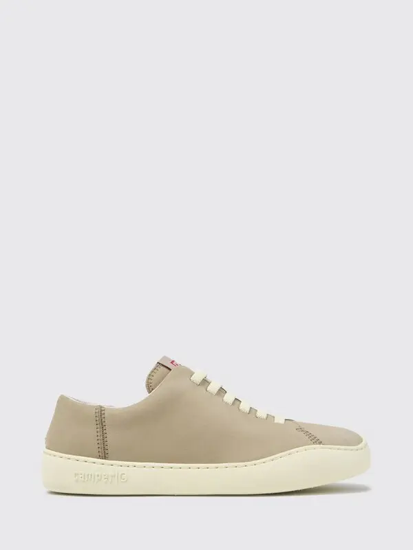 Camper Peu Touring Slip-on Sneakers In Calfskin Leather With Elastic Laces