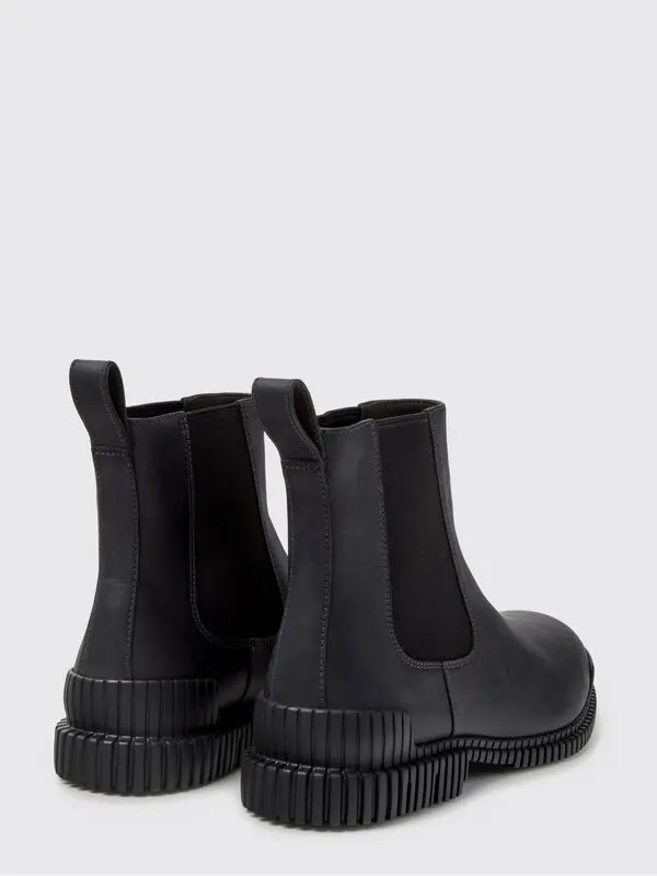 Camper Pix Smooth Leather Chelsea Boots With Elasticised Ankle And Pull Tab