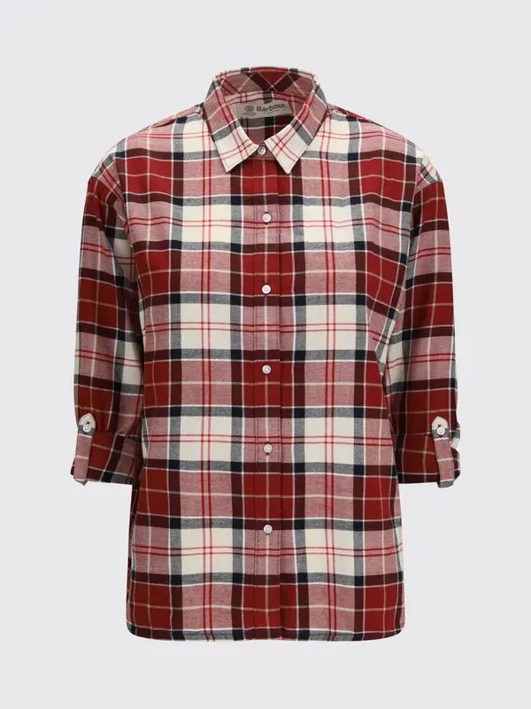Barbour Relaxed Fit Long-sleeved Check Cotton Shirt - Blue