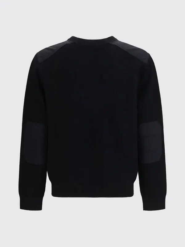 Moose Knuckles Crewneck Cotton-blend Sweatshirt With Zip Pocket
