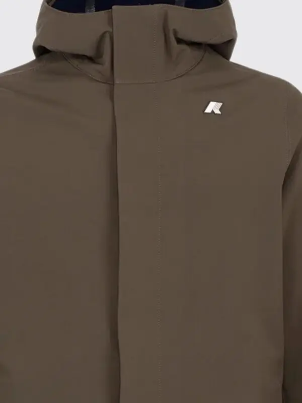 K-WAY Marlyn Technical Stretch Fabric Windbreaker Jacket With Hood