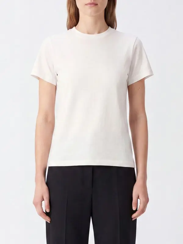 THE ROW Cotton Crewneck Short-sleeve T-shirt - White