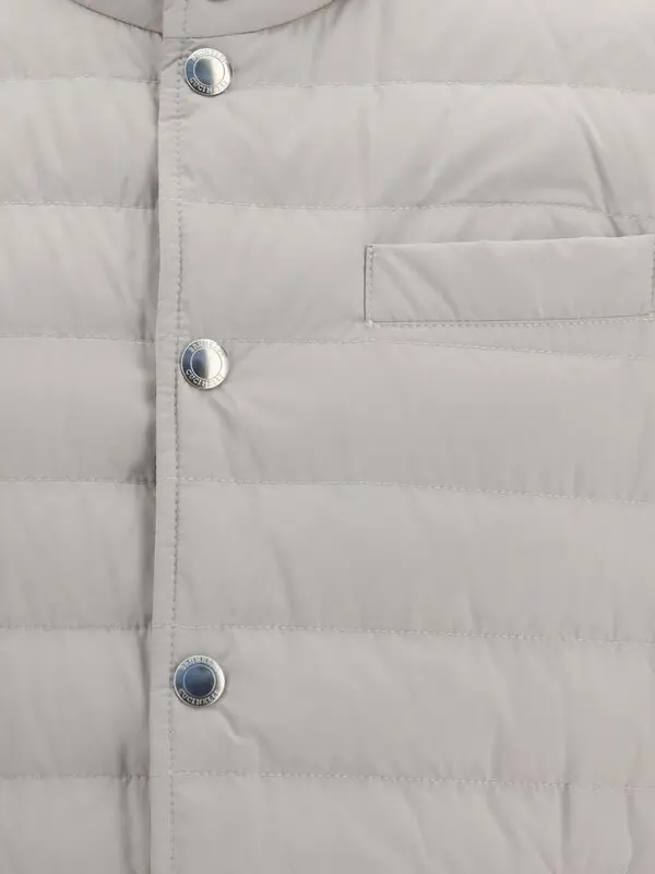 Brunello Cucinelli Water-repellent Nylon High-neck Padded Vest